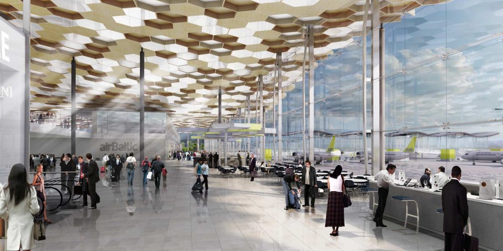 Riga Airport - airBaltic Terminal. - AKT II