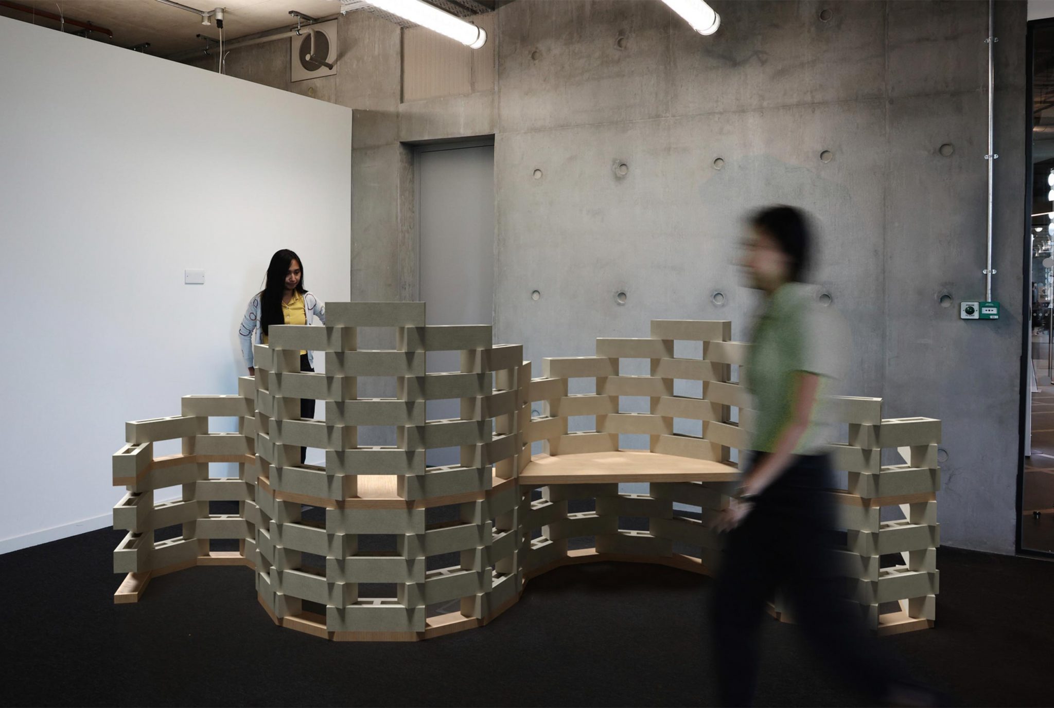 ('Crinkle-Crankle' concrete installation) Seratech. - AKT II