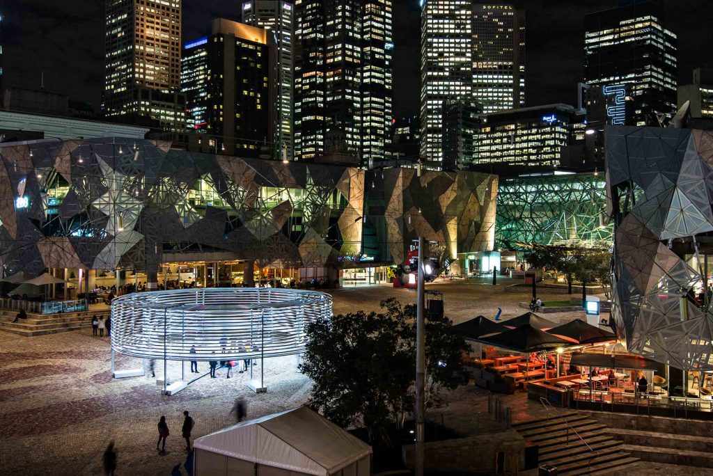 'Radiant Lines' installation. - AKT II