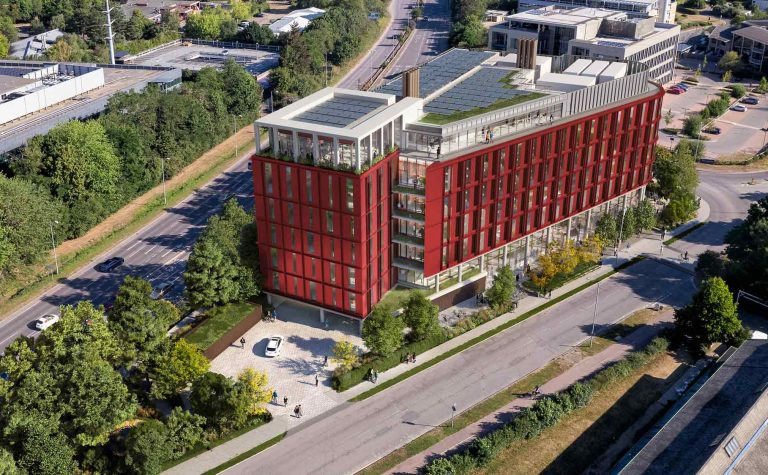 Construction on Cambridge laboratory progresses. - AKT II